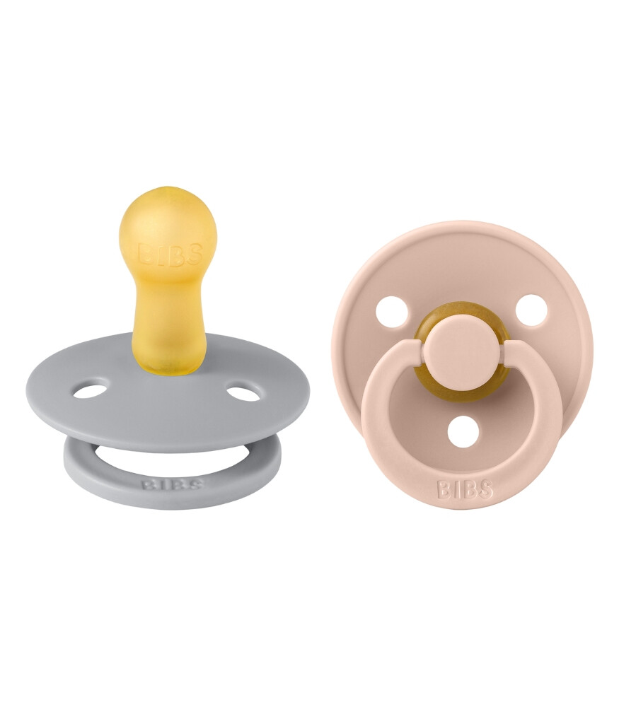 Bibs Colour Kauçuk Emzik Seti // Cloud & Blush - Keyif Bebesi | Kids & Toys