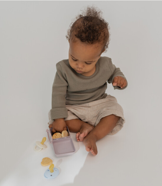 Bibs Emzik Kutusu // Dusky Lilac - Keyif Bebesi | Kids & Toys