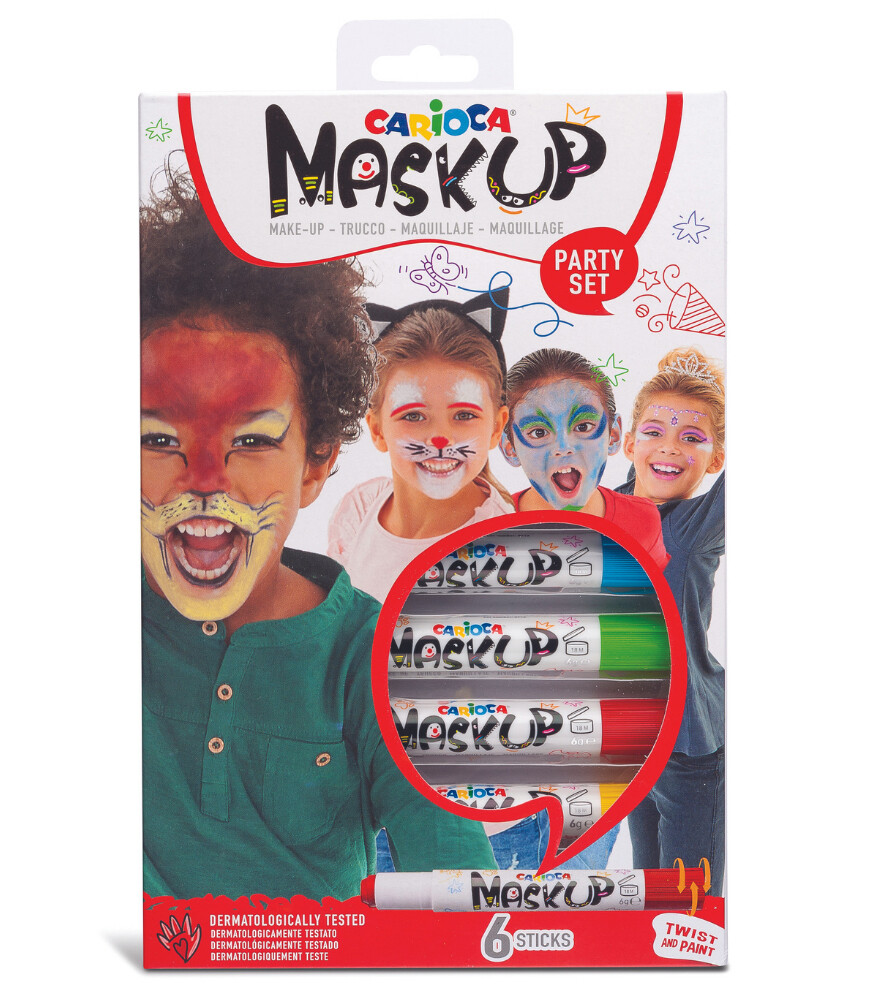 Carioca Mask Up Yüz Boya Kalem Seti // Party - Keyif Bebesi | Kids & Toys