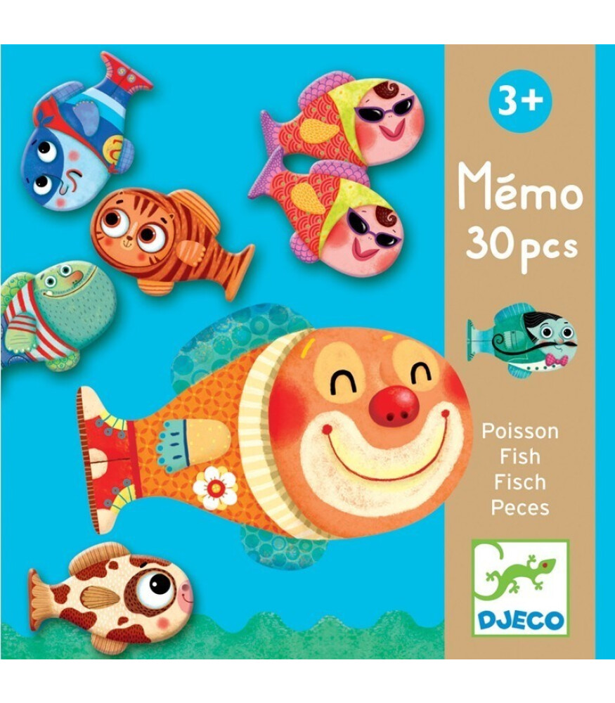 Djeco Eşleştirme Oyunu // Memo Fish - Keyif Bebesi | Kids & Toys