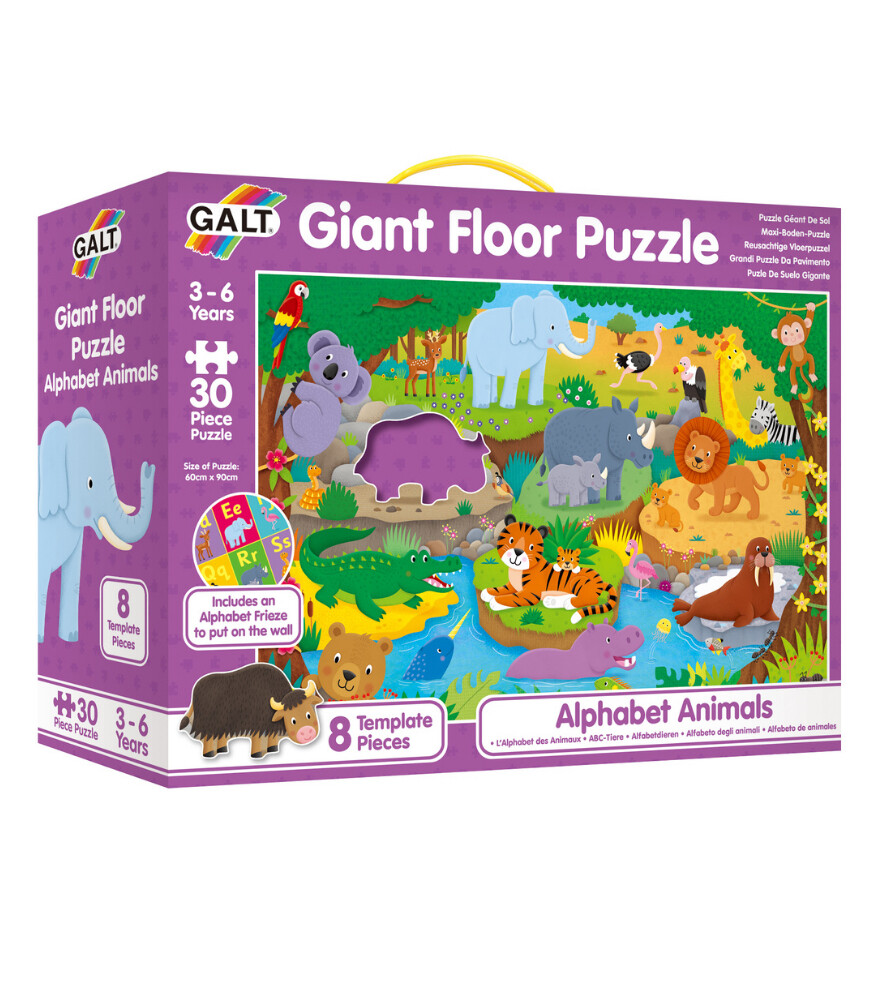 Galt Giant Floor Puzzle // Alphabet Animals (30 Parça) - Keyif Bebesi ...