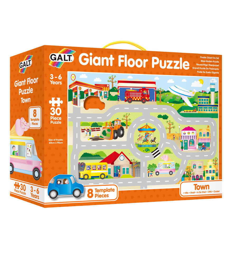 Galt Giant Floor Puzzle // Town (30 Parça) - Keyif Bebesi | Kids & Toys