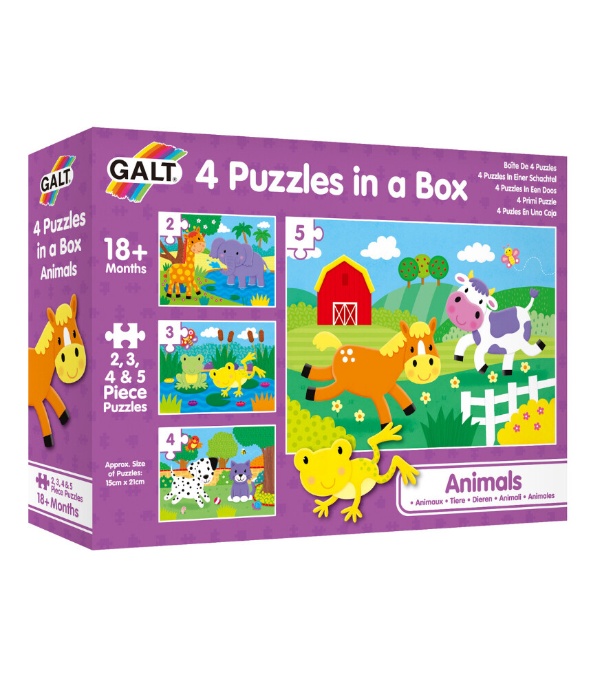Galt Puzzle Set // Animals (2-3-4-5 Parça) - Keyif Bebesi | Kids & Toys