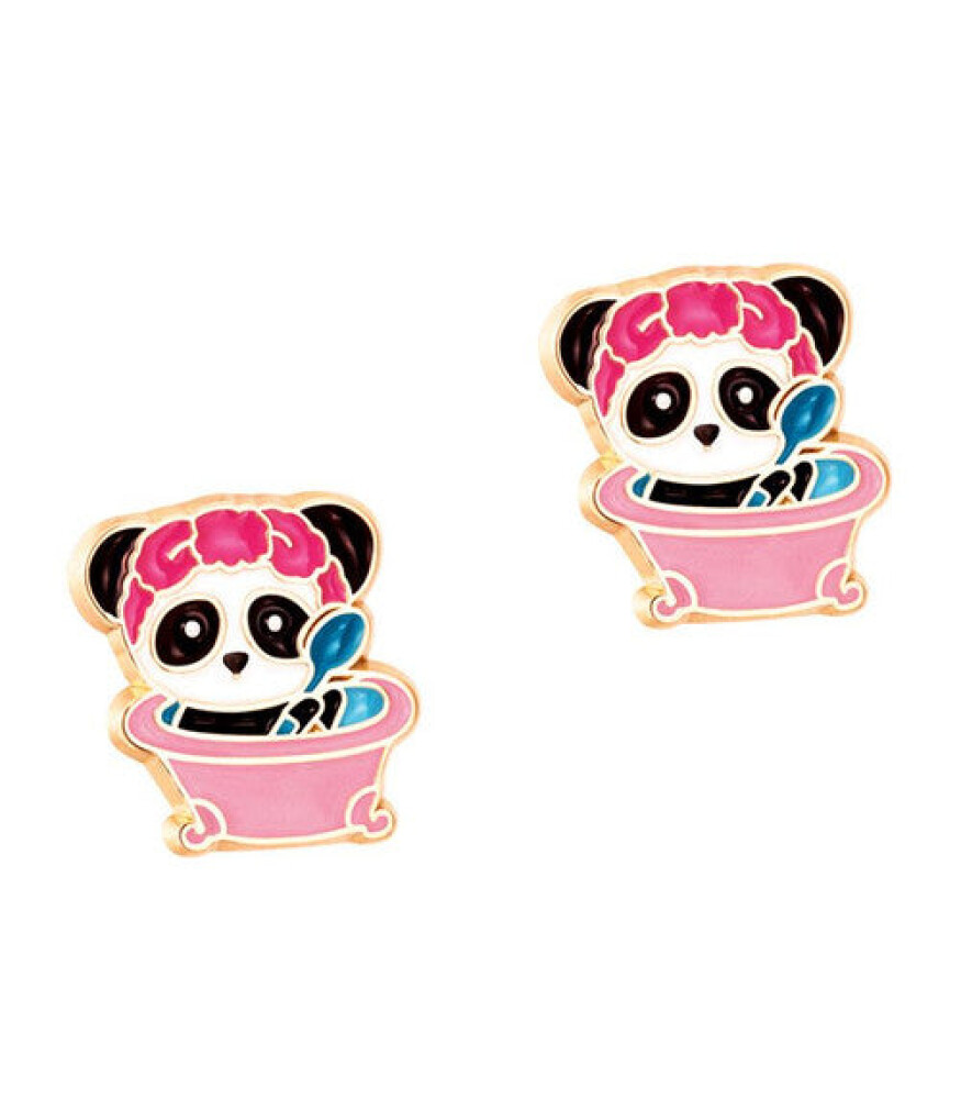 Girl Nation Cutie Küpe // Panda Bubble Bath - Keyif Bebesi | Kids & Toys