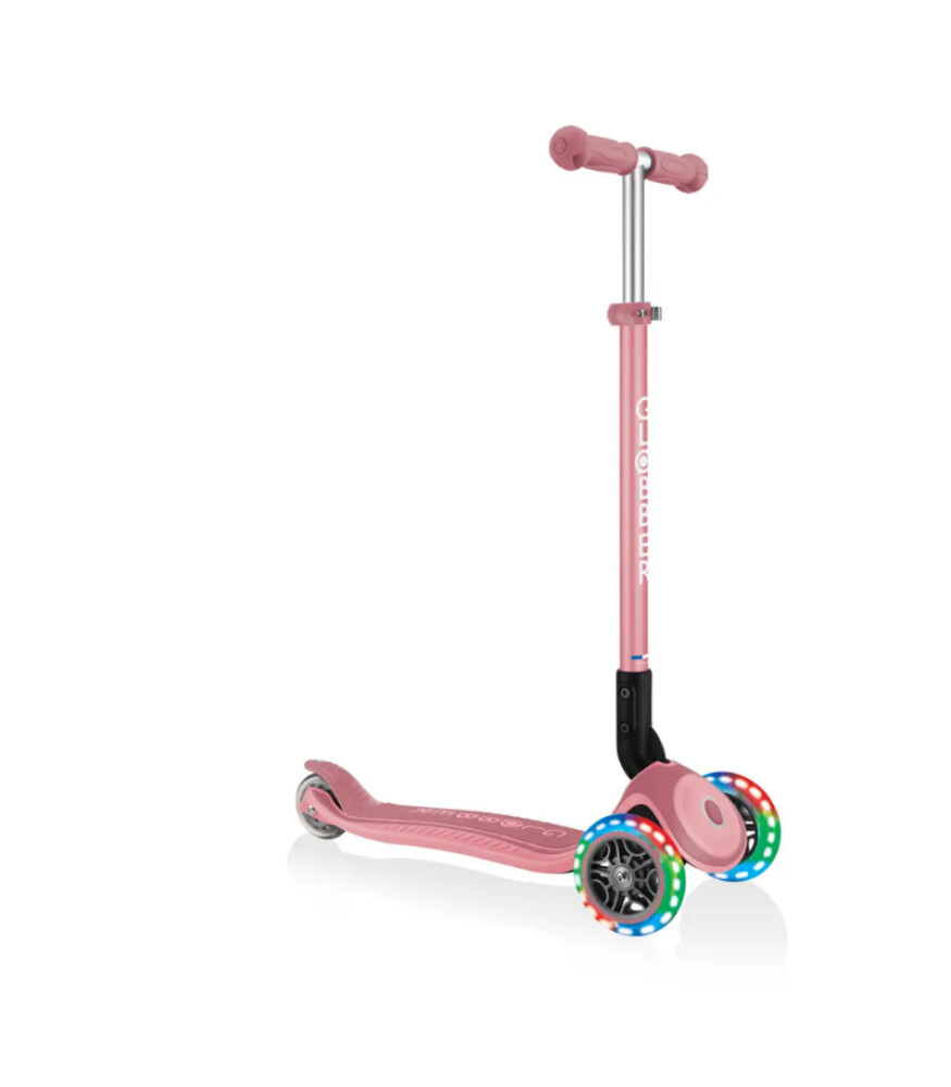 Globber Primo Plus Katlanabilir Işıklı Scooter // Pastel Pembe - Keyif ...