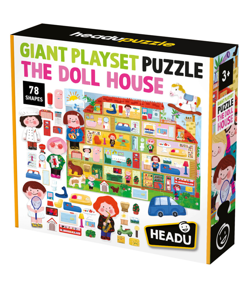 Headu Giant Playset Puzzle (42 Parça) // The Doll House - Keyif Bebesi ...