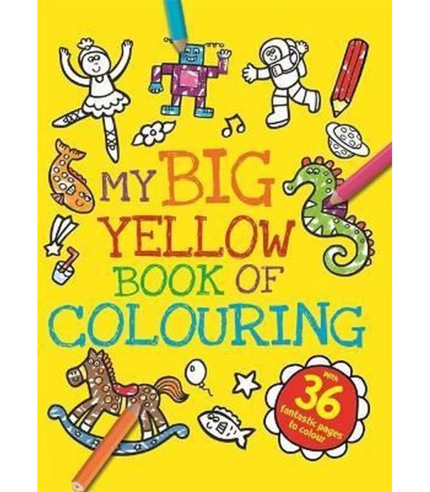 Igloo Books My Big Yellow Book of Colouring - Keyif Bebesi | Kids & Toys