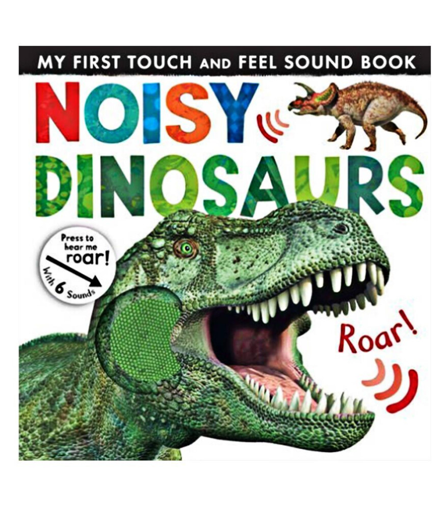 Little Tiger Press My First Touch And Feel Sound Book: Noisy Dinosaur ...