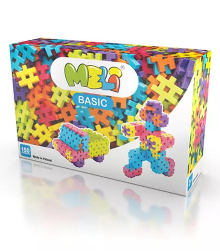 Meli Toys Blok Oyuncak // Basic (150 Parça) - Keyif Bebesi | Kids & Toys