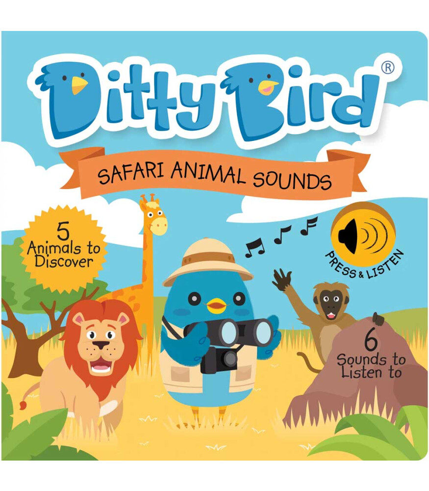 Mema Publishing Ditty Bird: Safari Animal Sounds - Keyif Bebesi | Kids ...