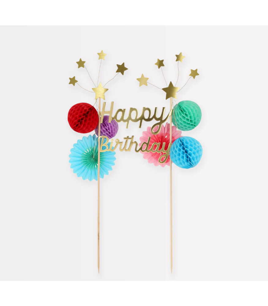 Meri Meri Pasta Süsü // Happy Birthday - Keyif Bebesi | Kids & Toys