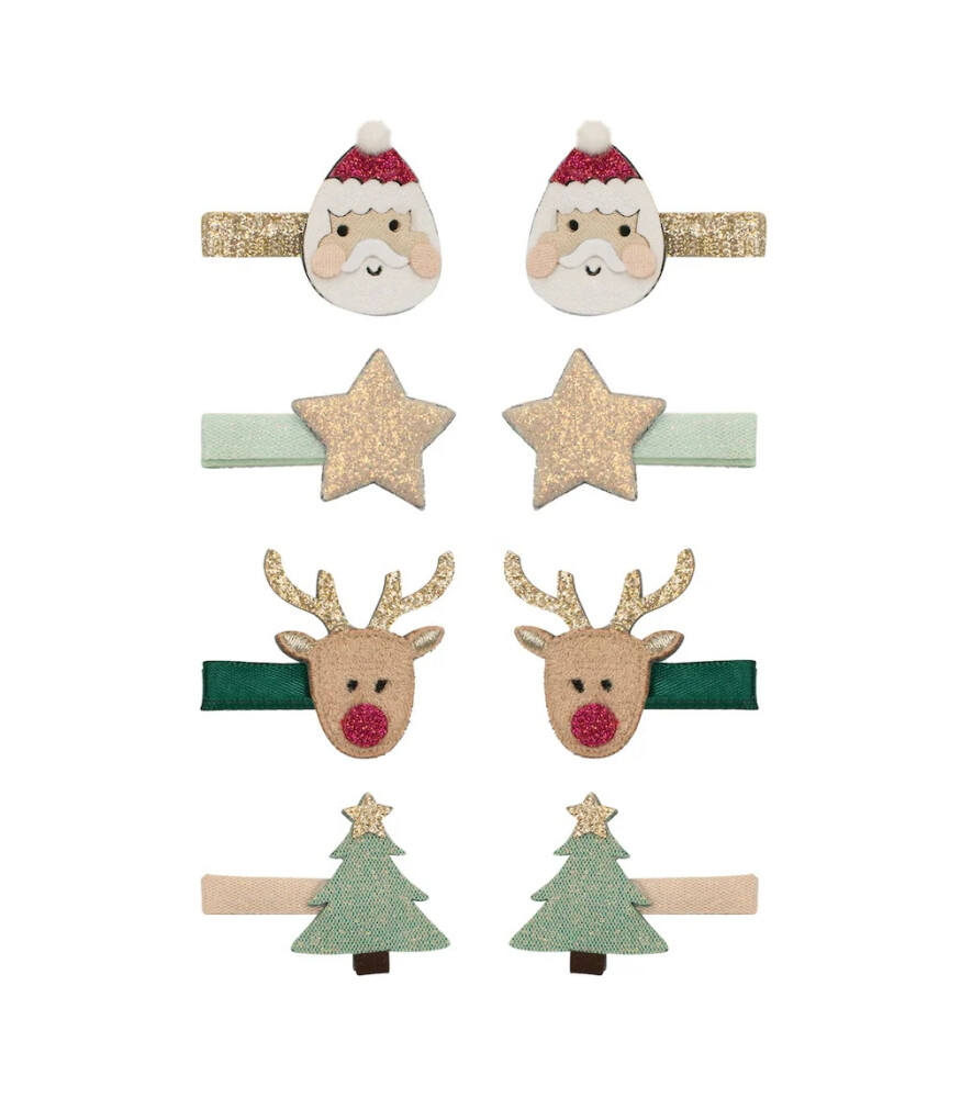 Mimi & Lula Mini Toka Set (8 Adet) // Santa & Rudolph - Keyif Bebesi ...