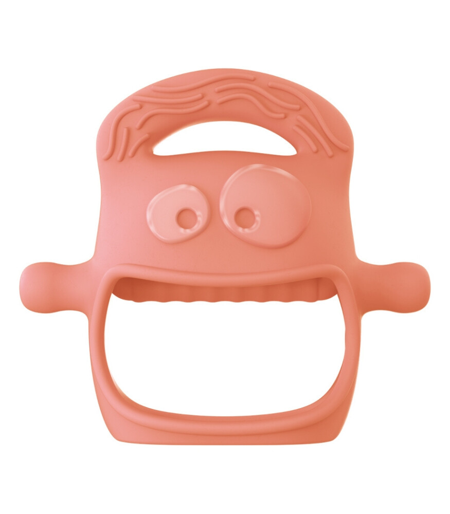 Mochi Monster Diş Kaşıyıcı // Somon - Keyif Bebesi | Kids & Toys