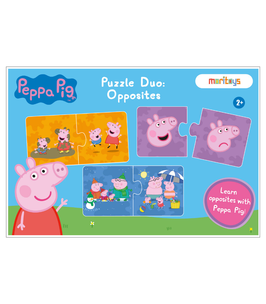 moritoys Peppa Pig Duo Puzzle Set // Opposites (2 Parça) - Keyif Bebesi ...