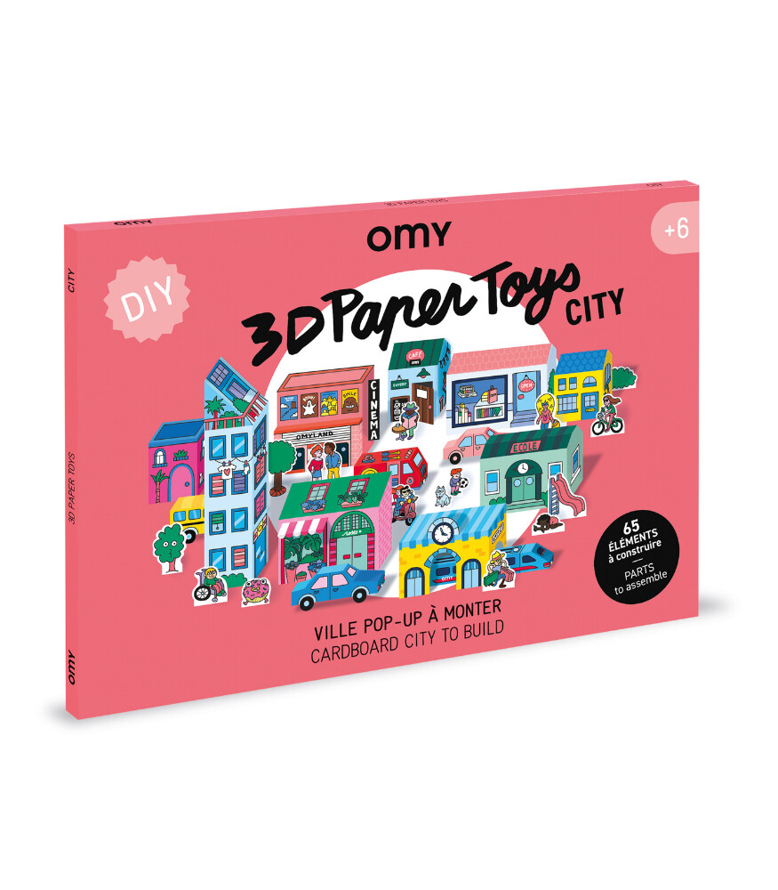 OMY 3D Paper Toys // City - Keyif Bebesi | Kids & Toys