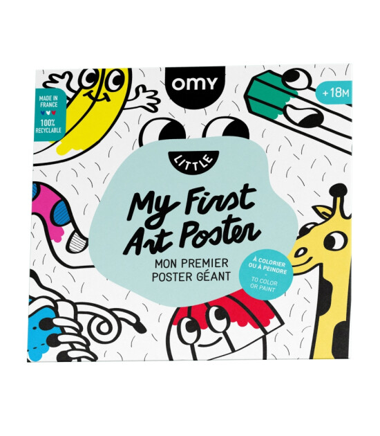 OMY Coloring Poster - Boyama Posteri // My First Art - Keyif Bebesi ...