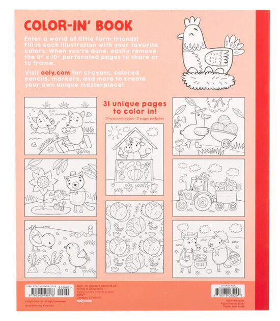 Ooly Boyama Kitabı // Little Farm Animals - Keyif Bebesi | Kids & Toys