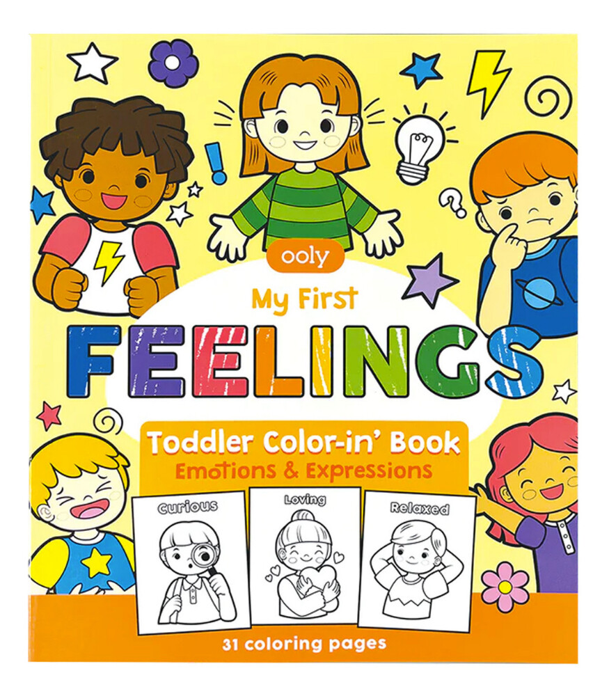 Ooly Boyama Kitabı // My First Feelings - Keyif Bebesi | Kids & Toys