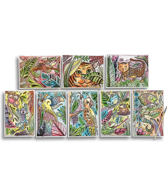 Ooly Magic Paint Boyama Seti // Magic Jungle - Keyif Bebesi | Kids & Toys