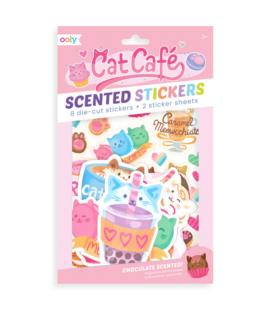 Ooly Kokulu Sticker Seti // Cat Cafe - Keyif Bebesi | Kids & Toys