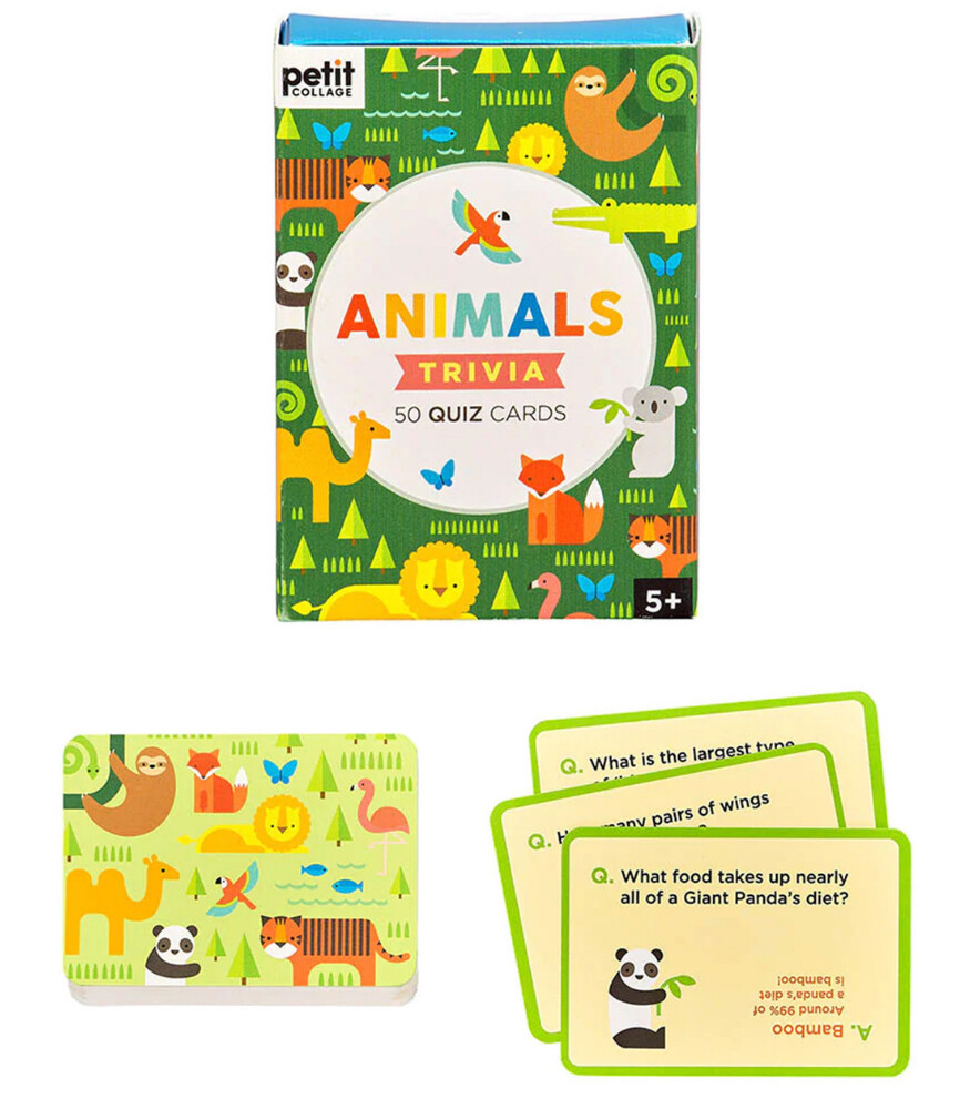 Petit Collage Trivia Soru Kartları // Animals - Keyif Bebesi | Kids & Toys
