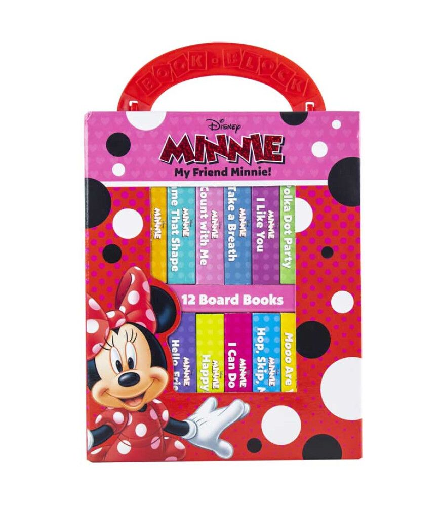 Pi Kids Disney: My First Library 12 Board Book Set- My Friend Minnie ...