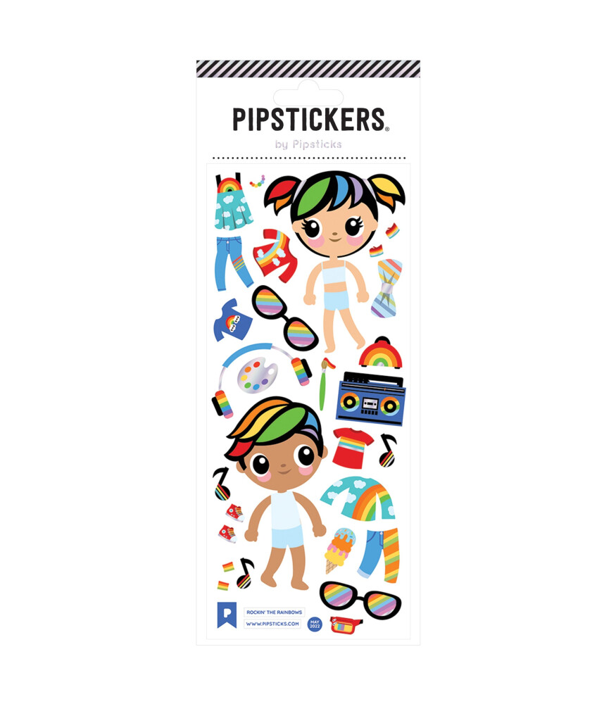 Pipsticks Sticker // Rockin' The Rainbows - Keyif Bebesi | Kids & Toys