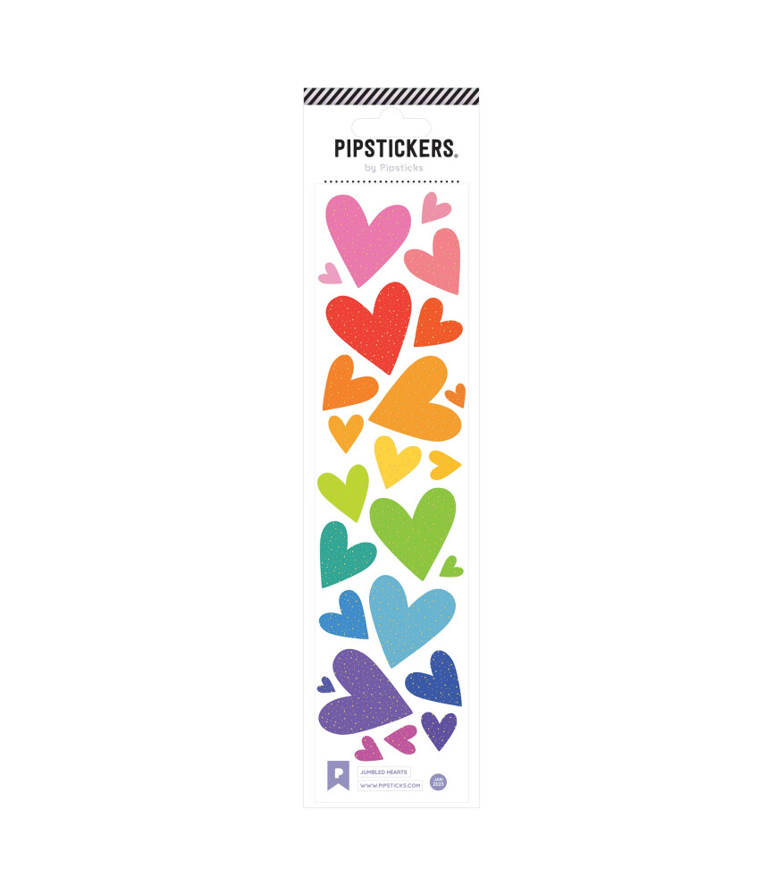 Pipsticks Sticker // Jumbled Hearts - Keyif Bebesi | Kids & Toys