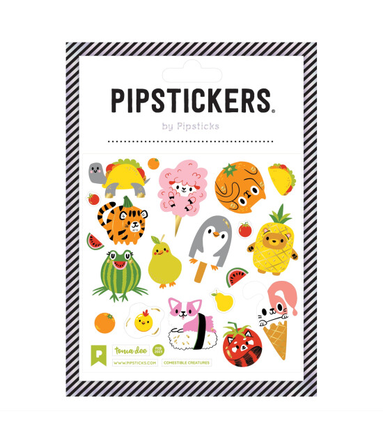 Pipsticks Sticker // Comestible Creatures by Tonia Dee - Keyif Bebesi ...