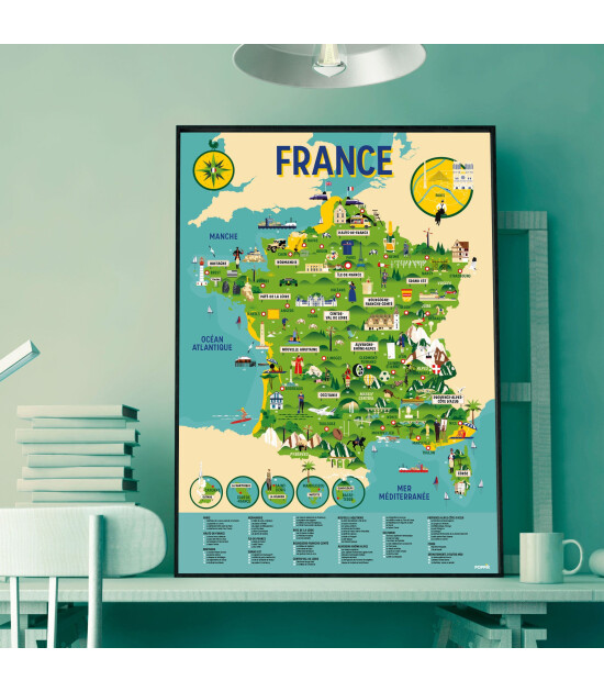 Poppik Discovery Sticker Poster // France - Keyif Bebesi | Kids & Toys