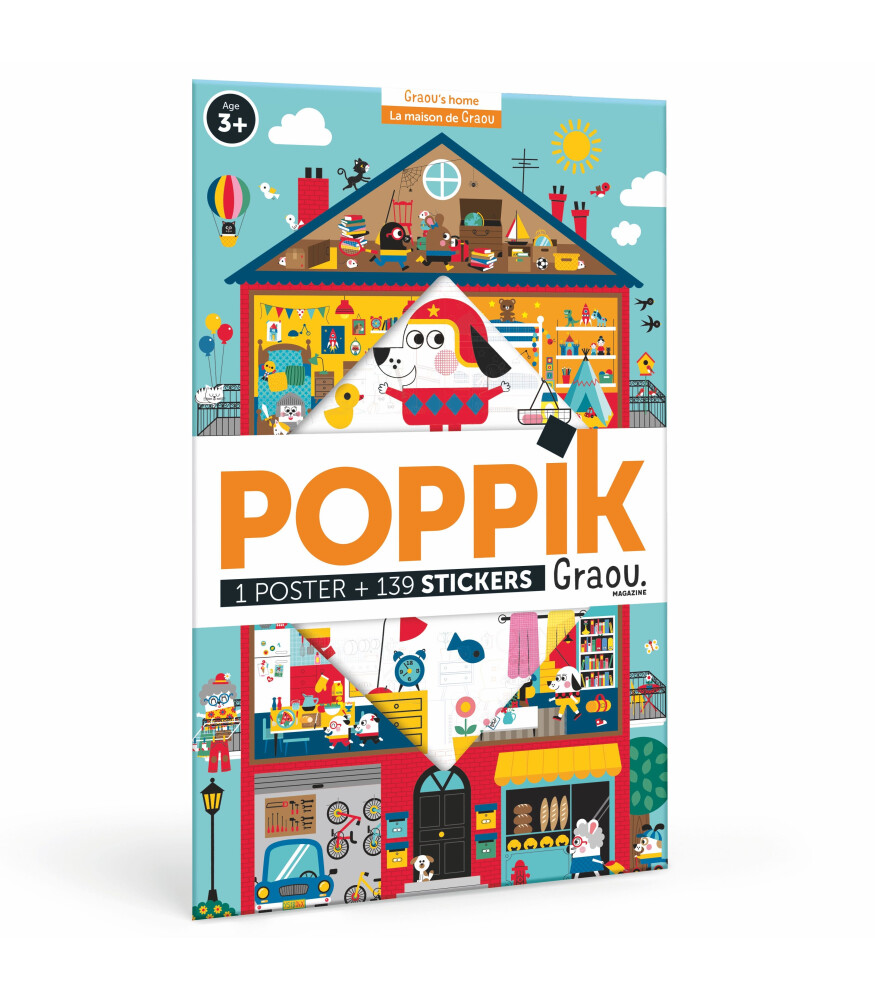 Poppik Discovery Sticker Poster // Home - Keyif Bebesi | Kids & Toys
