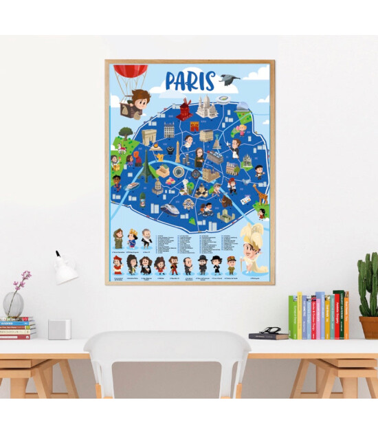 Poppik Discovery Sticker Poster // Paris - Keyif Bebesi | Kids & Toys
