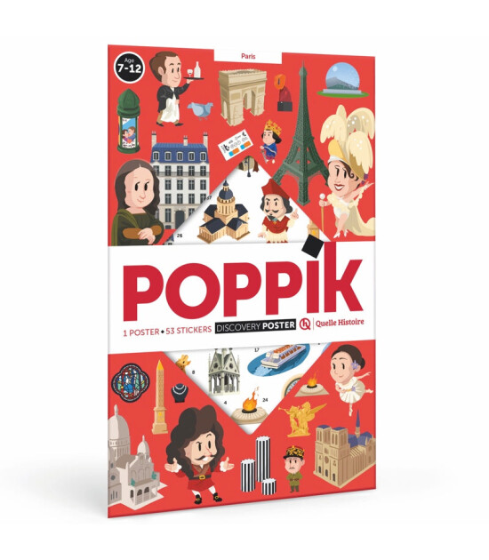 Poppik Discovery Sticker Poster // Paris - Keyif Bebesi | Kids & Toys