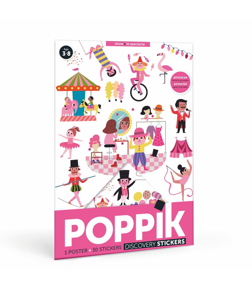 Poppik Mini Sticker Poster // Show - Keyif Bebesi | Kids & Toys