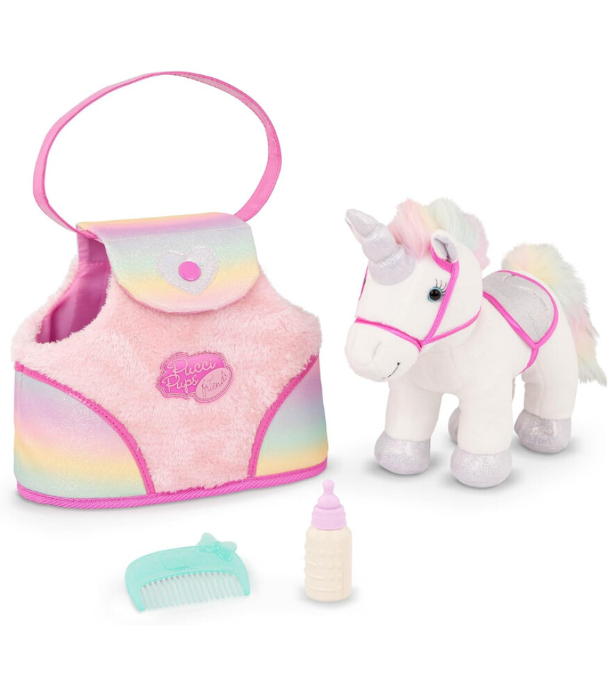 Pucci Pups Çantalı Peluş Unicorn - Keyif Bebesi | Kids & Toys