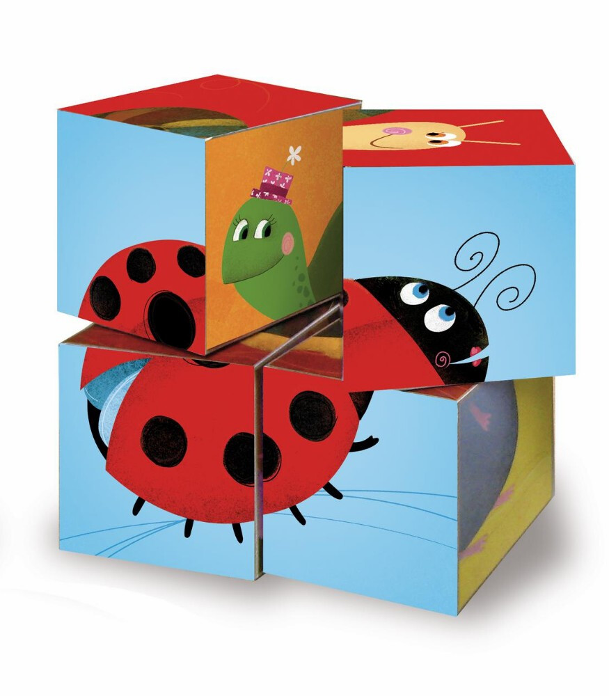 Sassi Junior Küp Puzzle // Animal Friends At Garden - Bahçedeki Hayvan ...