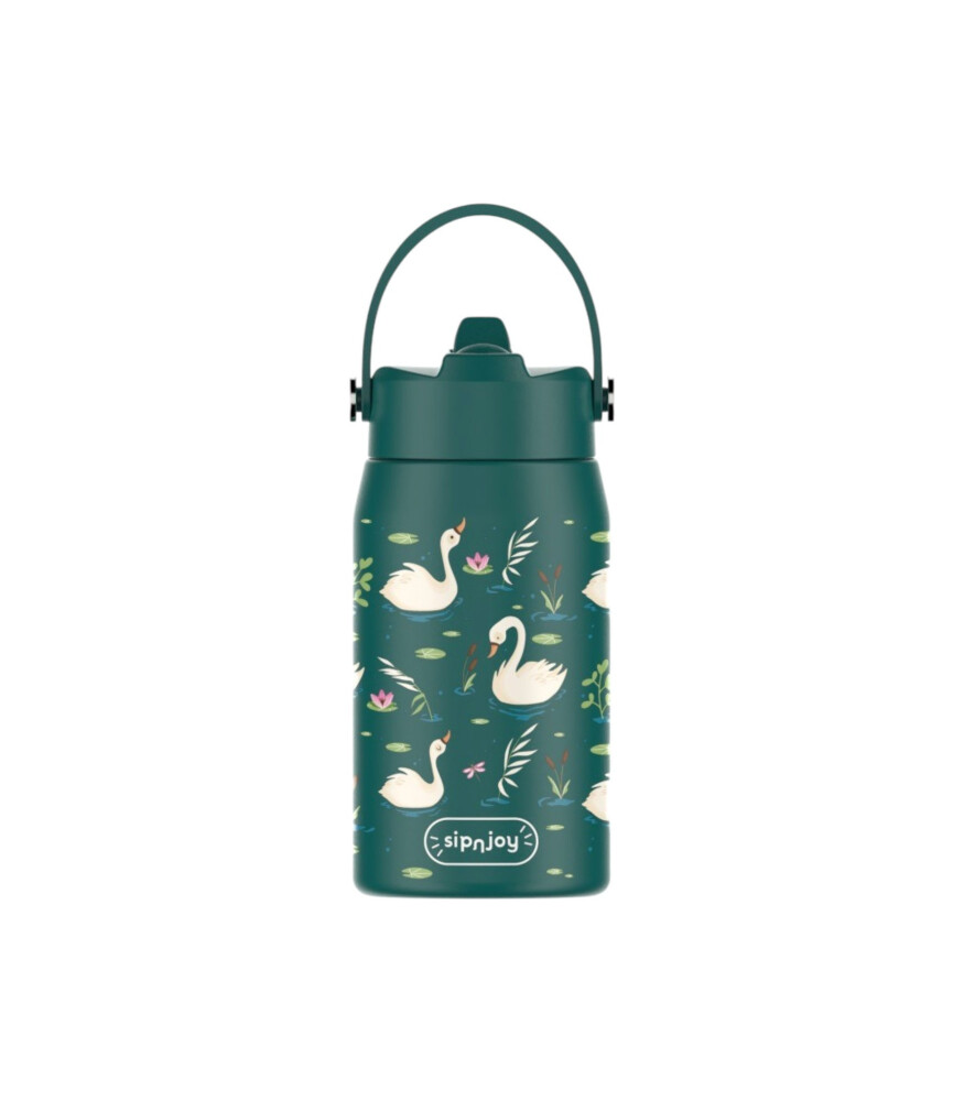 Sipnjoy Lil'Straw Çocuk Su Termosu (420 ml) // Swan Harmony - Keyif ...
