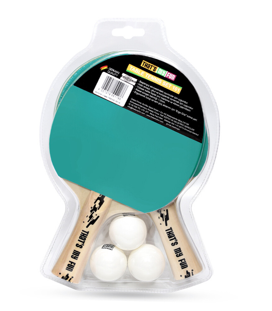 That's My Fun Masa Tenisi Seti // Yeşil & Siyah - Keyif Bebesi | Kids ...