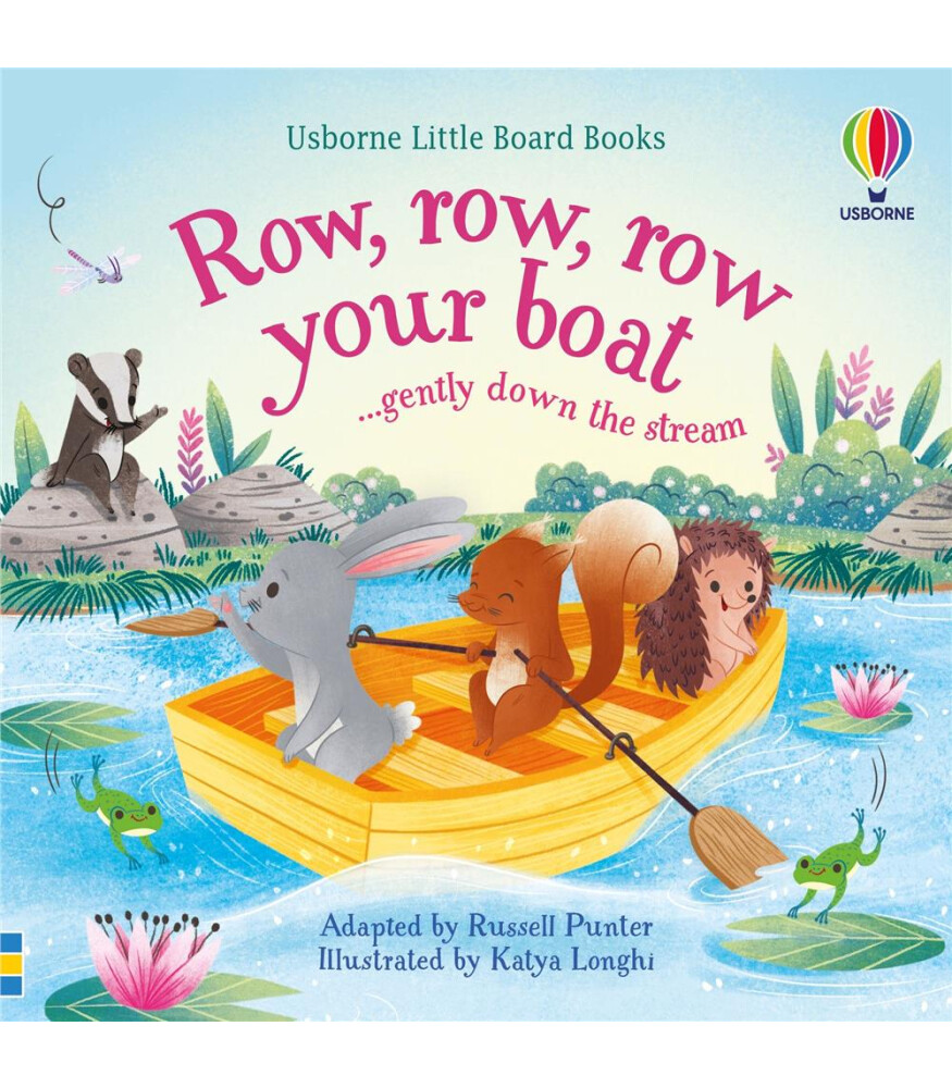 Usborne Publishing Little Board Books: Row, Row, Row Your Boat - Keyif ...