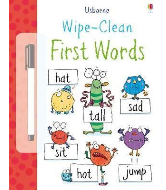 USB - Wipe Clean : First Words - Keyif Bebesi | Kids & Toys