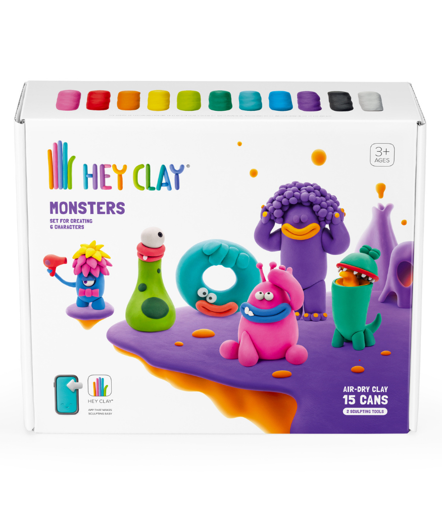 Hey Clay Hava ile Kuruyan Kil (15 Kutu) // Monsters - Keyif Bebesi ...