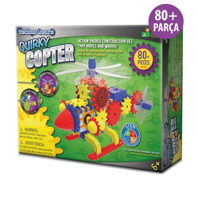 The Learning Journey STEM Serisi / Çarklarla Helikopter (80 Parça ...